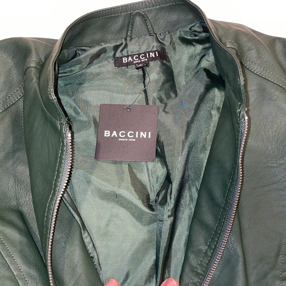 Baccini | Jackets & Coats | Vintage Baccini Since 978 Leather Jacket ...
